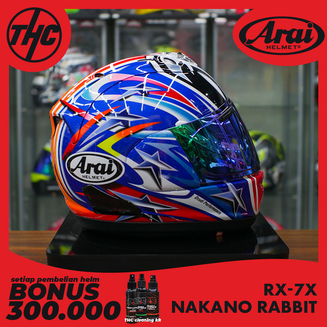 Helm Arai RX7X Baru Arai HELMET New RX 7X Nakano Space Rabbit