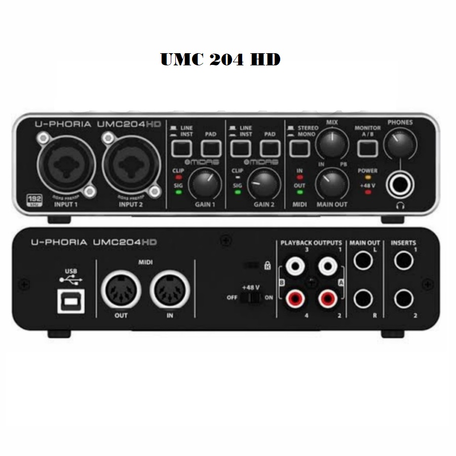 Soundcard Behringer Umc202 Hd Audio Interface Original | Lazada Indonesia
