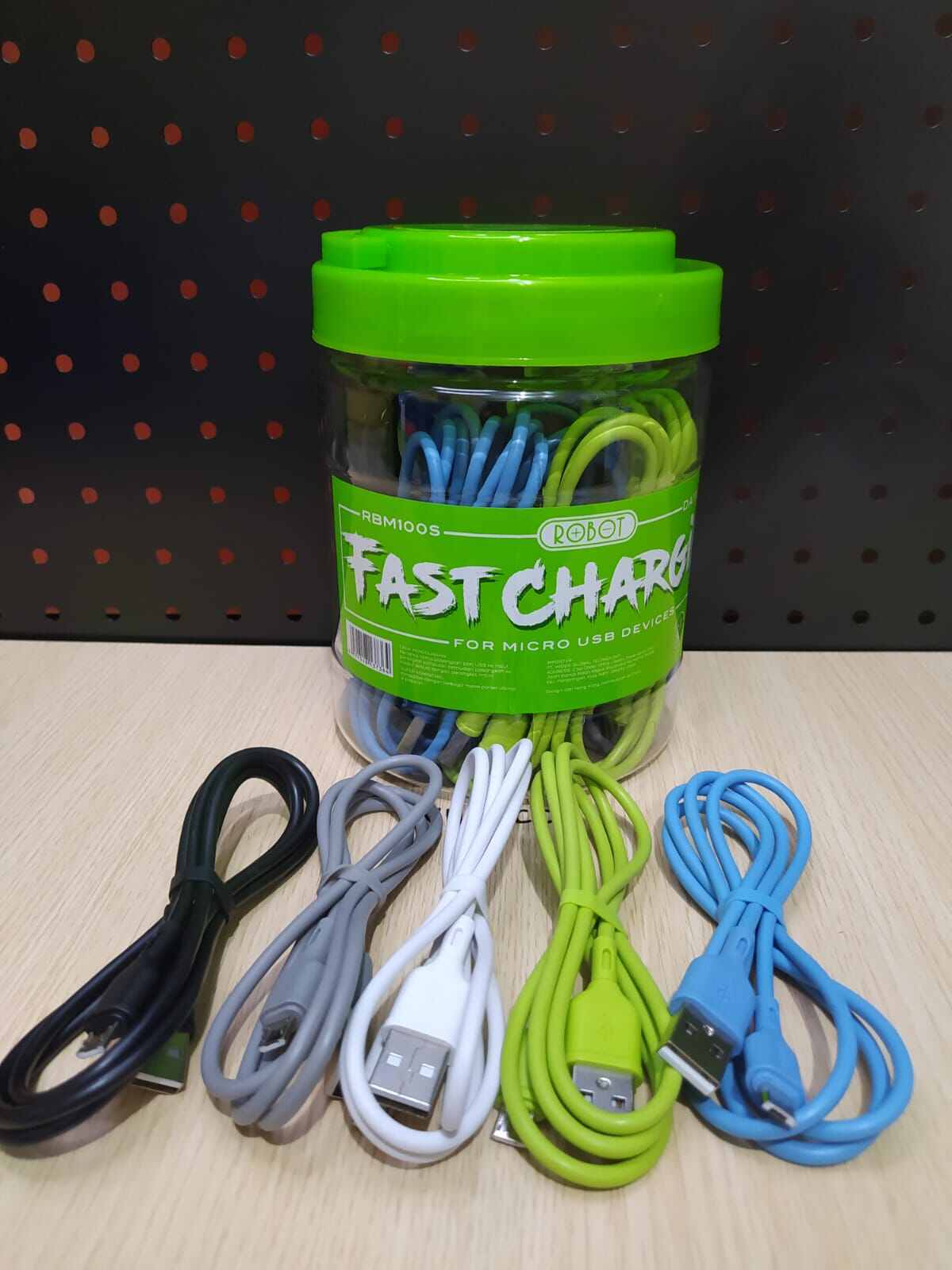 Kabel Data ROBOT 2.A USB Micro original RBM100S | Lazada Indonesia