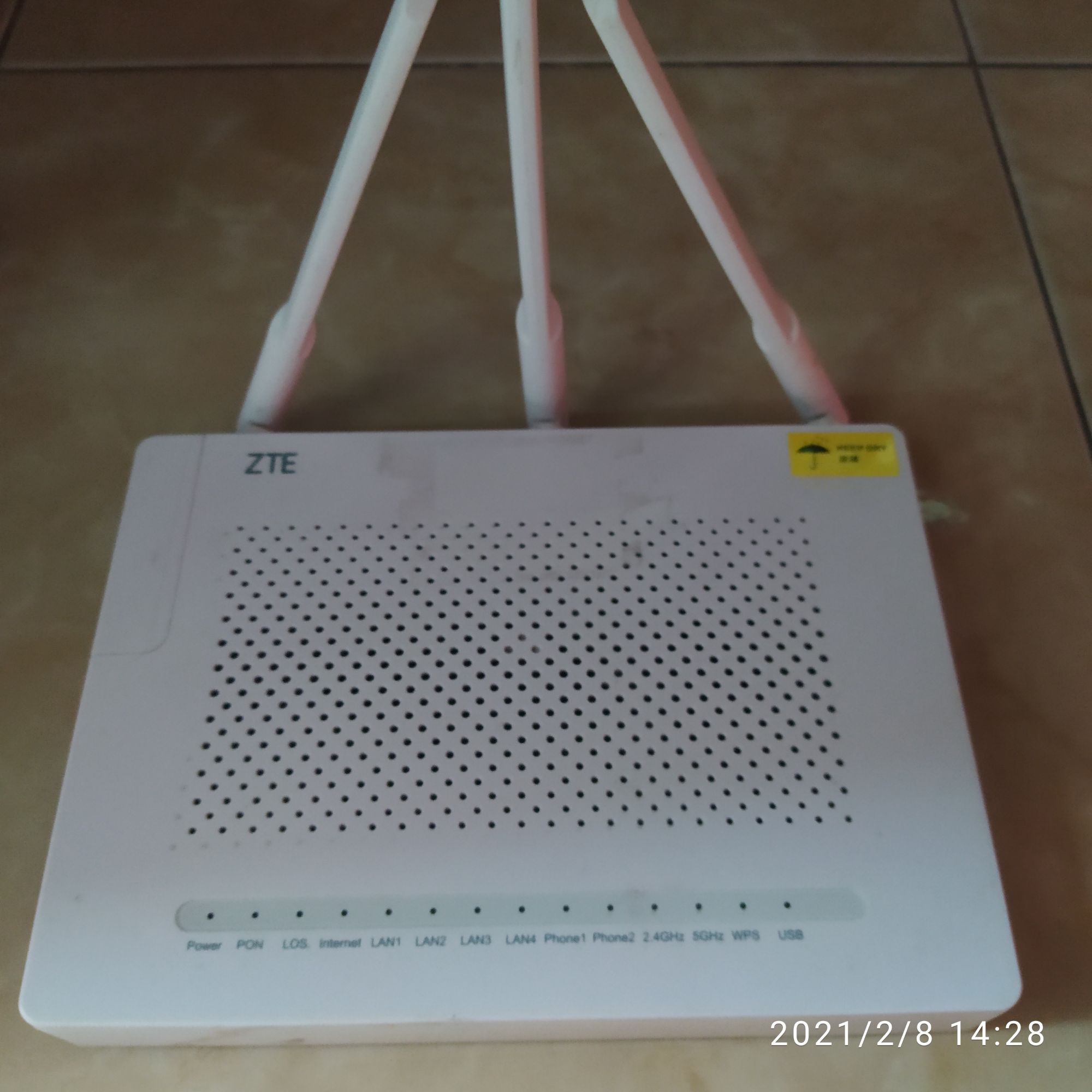 zte zxhn F670 ont premium jangkauan wifi luas | Lazada Indonesia