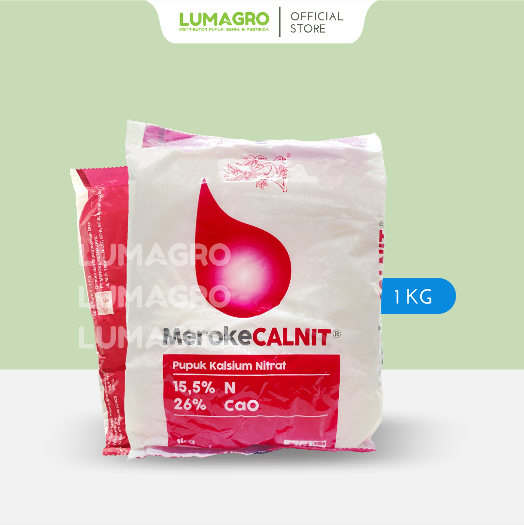 Pupuk Meroke Calnit 1kg Kalsium Nitrat Nutrisi AB Mix Hidroponik ...