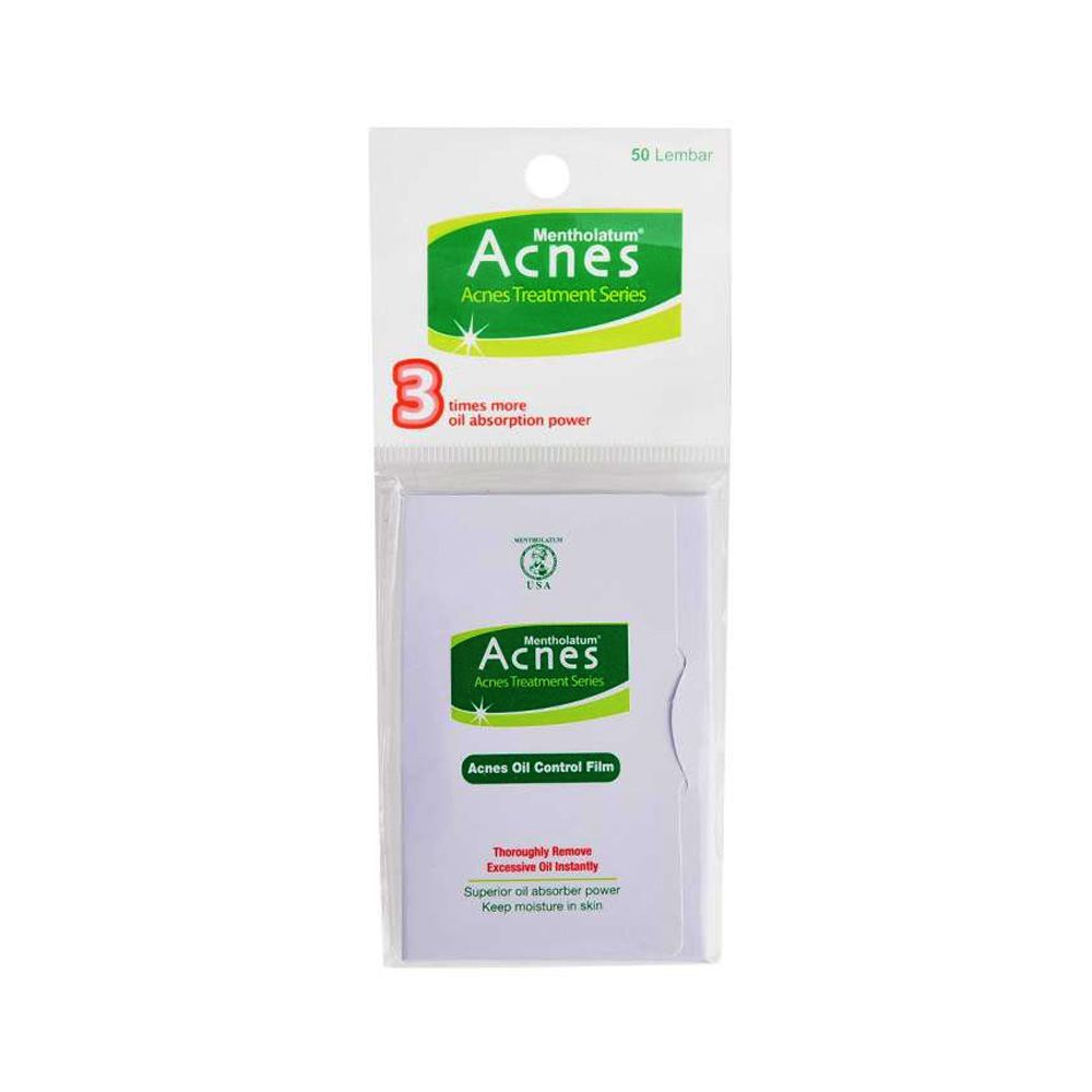 Acnes Oil Control Film isi 50 Lembar / Kertas Penyerap Minyak Wajah ...