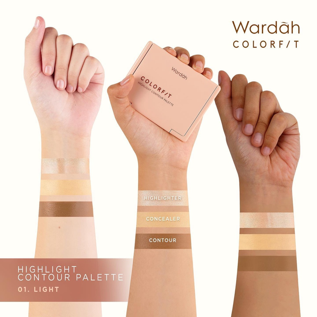 Wardah Colorfit Highlight Contour Palette | Lazada Indonesia