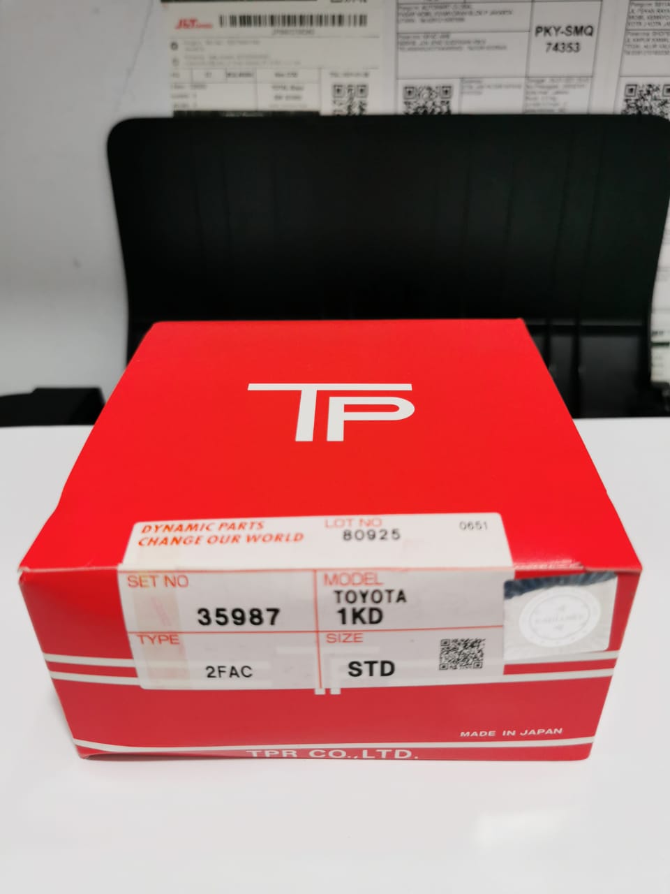 ring piston hilux vigo fortuner diesel 1KD ORIGINAL TP JAPAN | Lazada ...