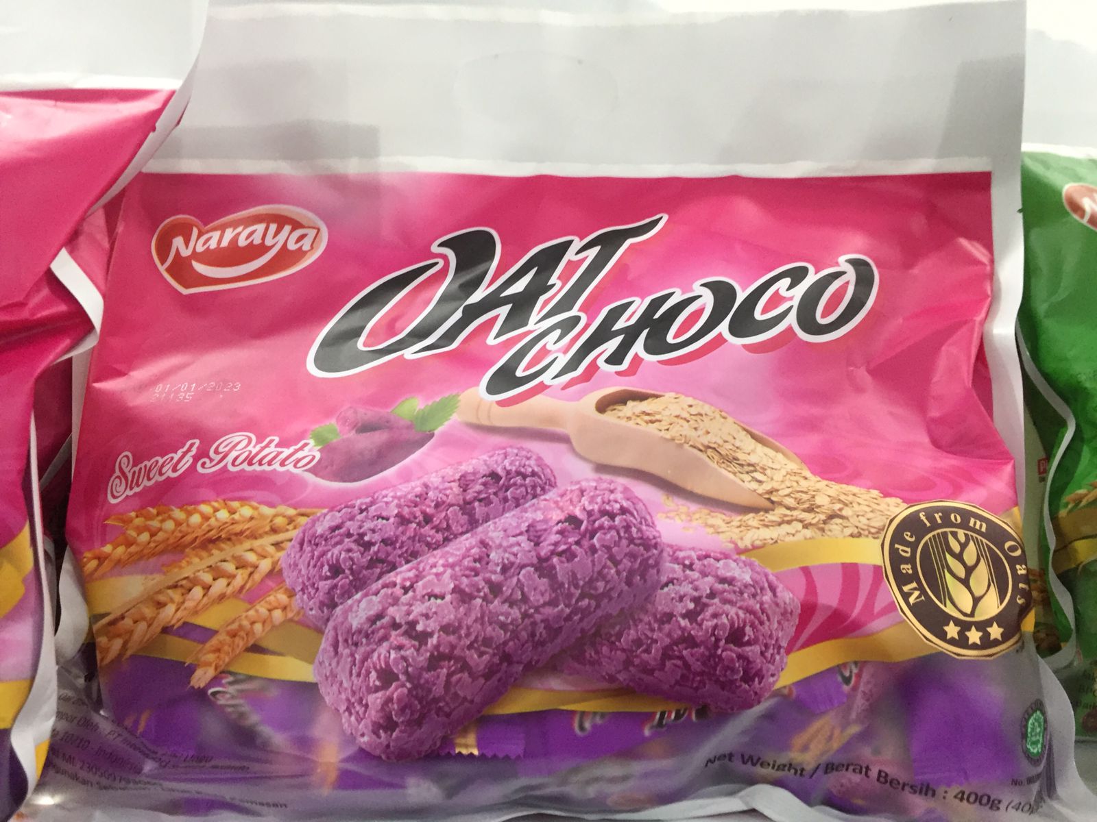 PROMO!! Oat Choco Naraya Netto 400 gr Isi 40 pcs x @10gr makanan sereal ...