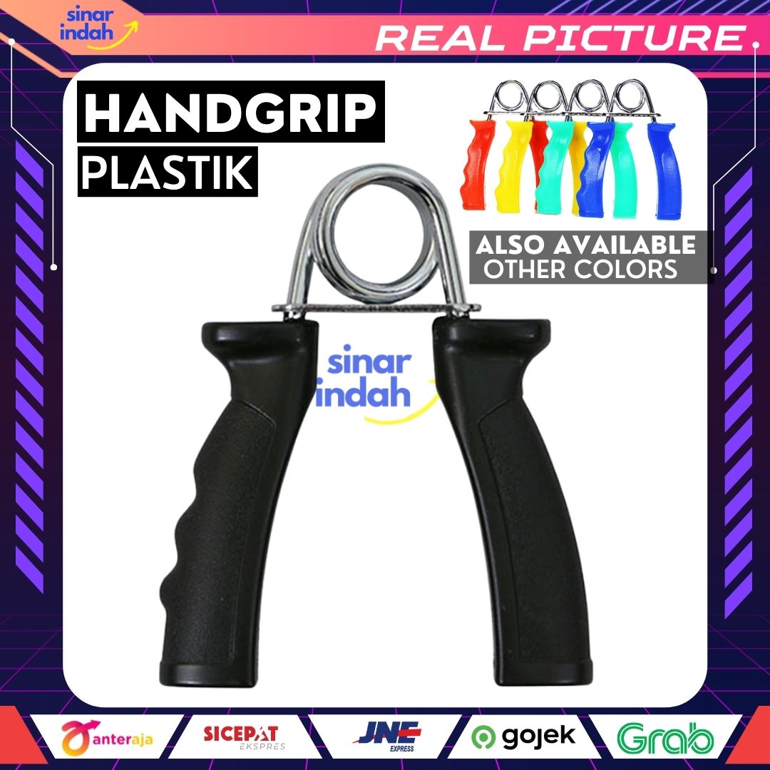 Hand Grip Handgrip Plastik Alat Latihan Otot Jari Tangan Fitness Gym ...