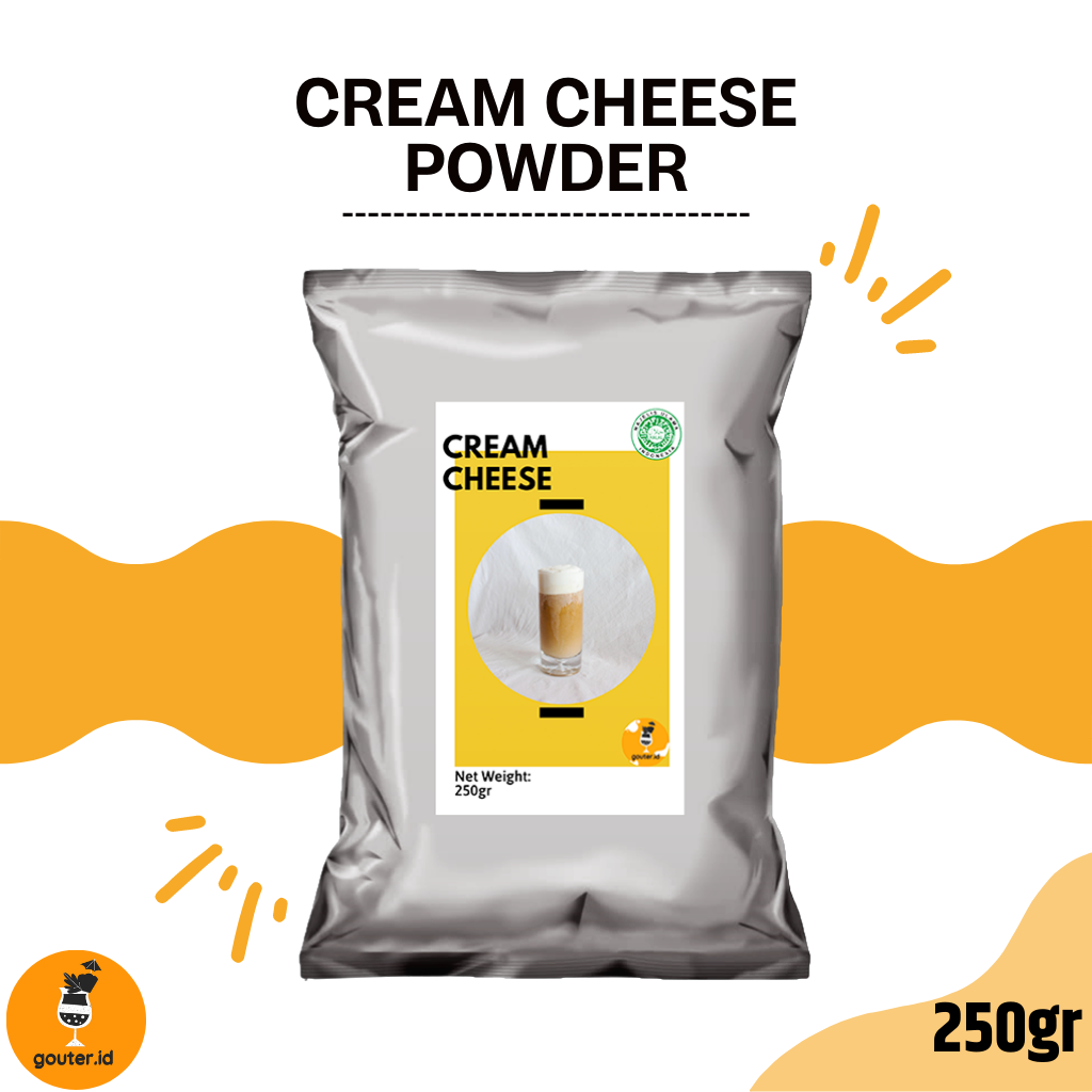 CREAM CHEESE POWDER 250GR / TOPING MINUMAN KEKINIAN / CHEESE FOAM ...