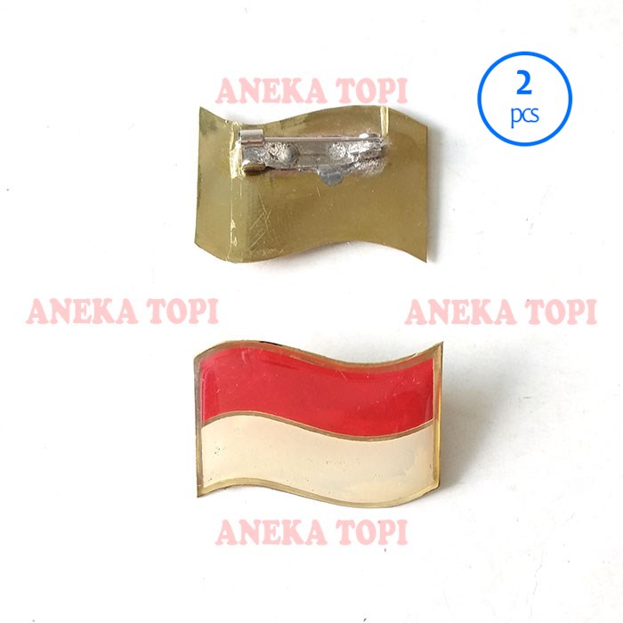 Pin Bendera Merah Putih 3 Cm Lencana Pin Bendera Indonesia Pin Paskibra ...