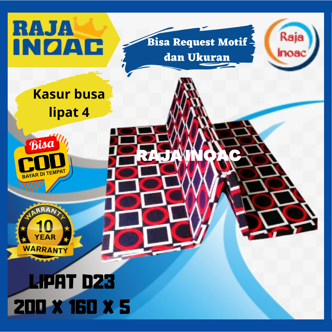 [200 x 160 x 5] Kasur Lipat Inoac / Kasur Lipat Busa Inoac EON LG D 23 ...