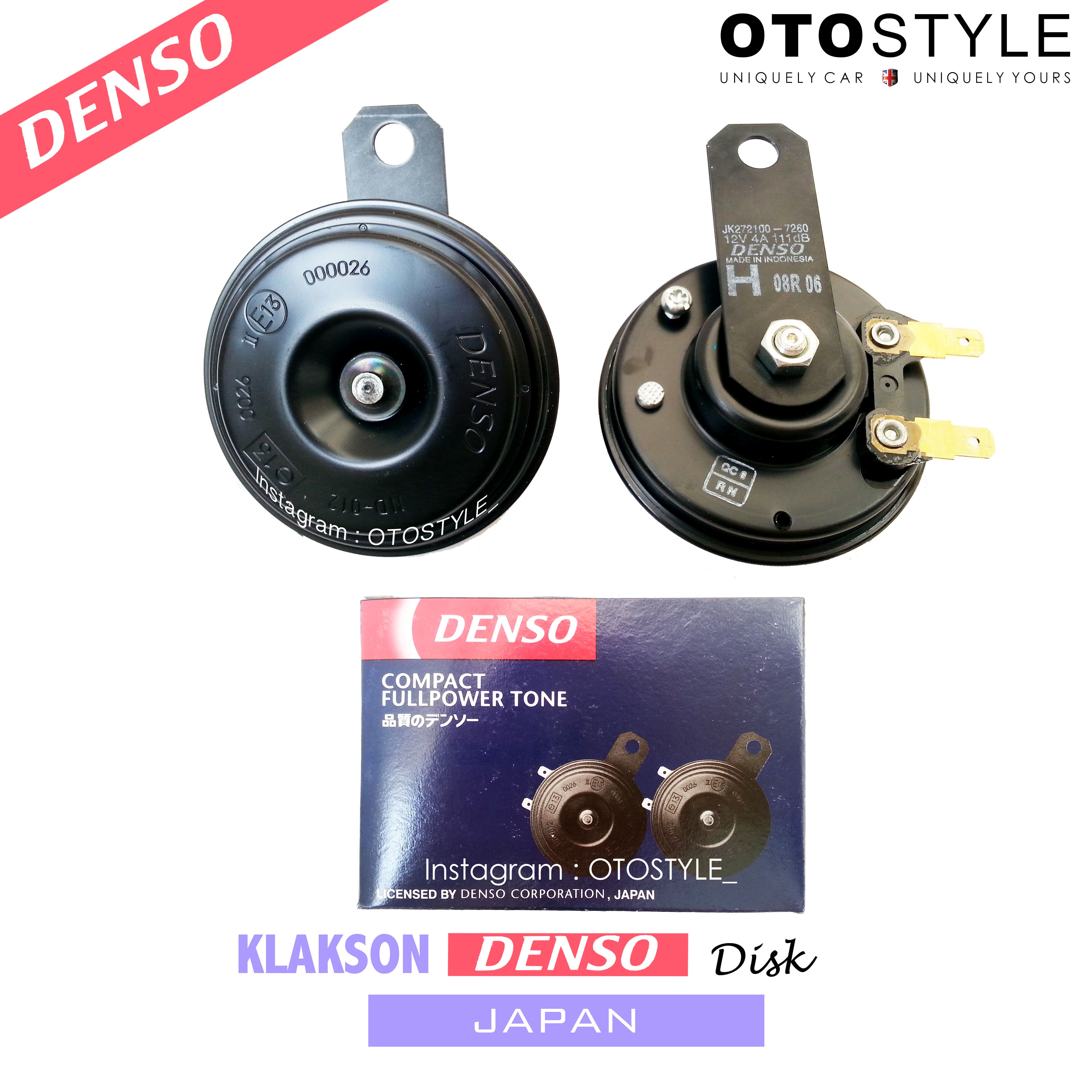 Klakson Denso DISK / Denso Disc untuk klakson mobil / motor | Lazada ...