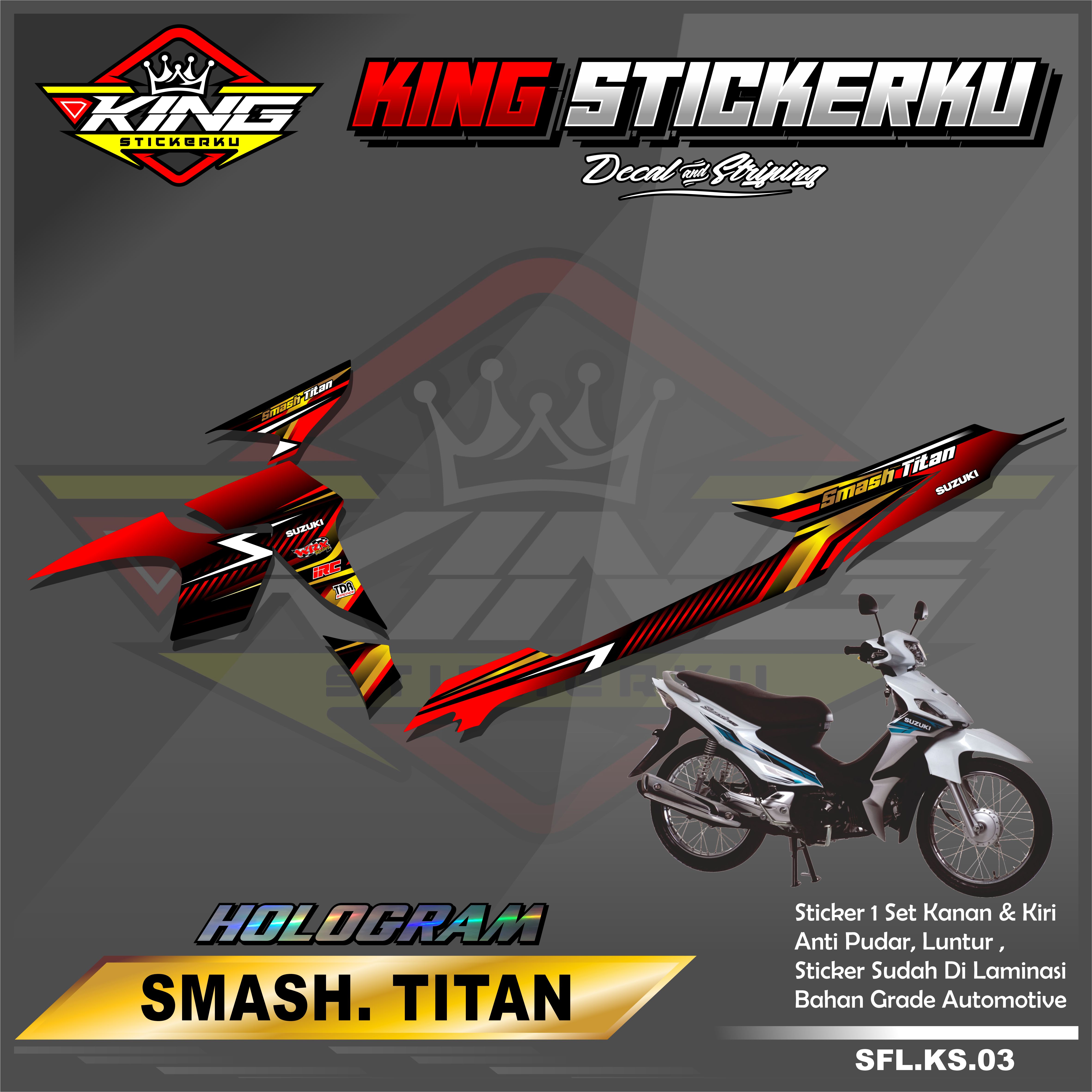 Sticker Striping List Variasi Smash Titan - Stiker Striping Motor Smash ...