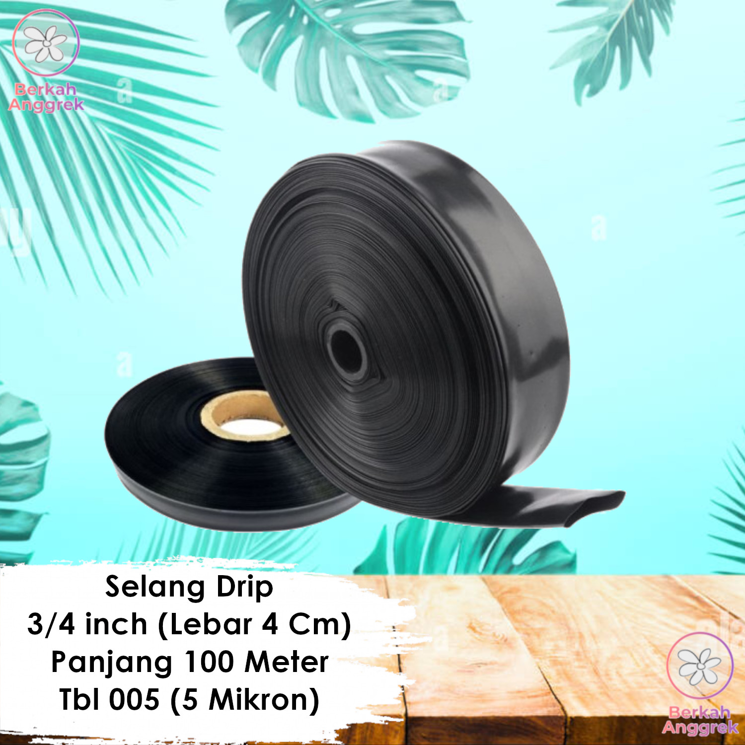 Selang Drip Selang Irigasi 4 Cm Panjang 100 Meter Tebal 50 mc005 ...