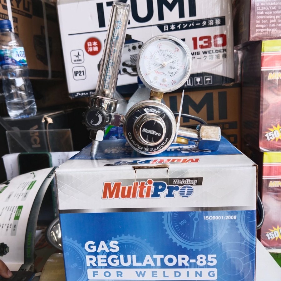 MULTIPRO Regulator CO2 + Heater 220V,regulator CO MIG pemanas las ...