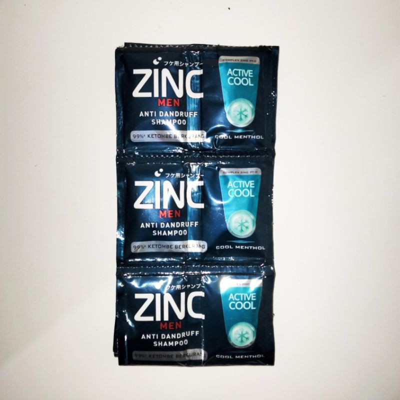 ZINC SHAMPO SACHET ( 24 SACHET × 10 ML ) ORIGINAL TERMURAH | Lazada ...
