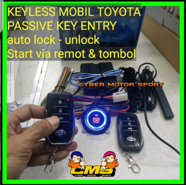 Keyless toyota Avanza sistem starter mobil tanpa kunci remot Logo ...
