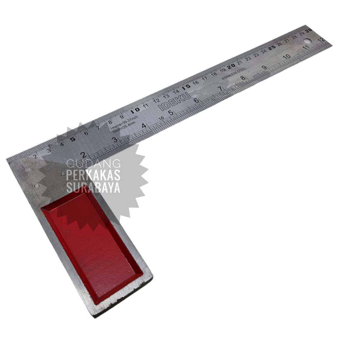SIKU TUKANG TEBAL PENGGARIS SIKU TUKANG JUMBO SIKU UKUR SUDUT 12 INCH ...