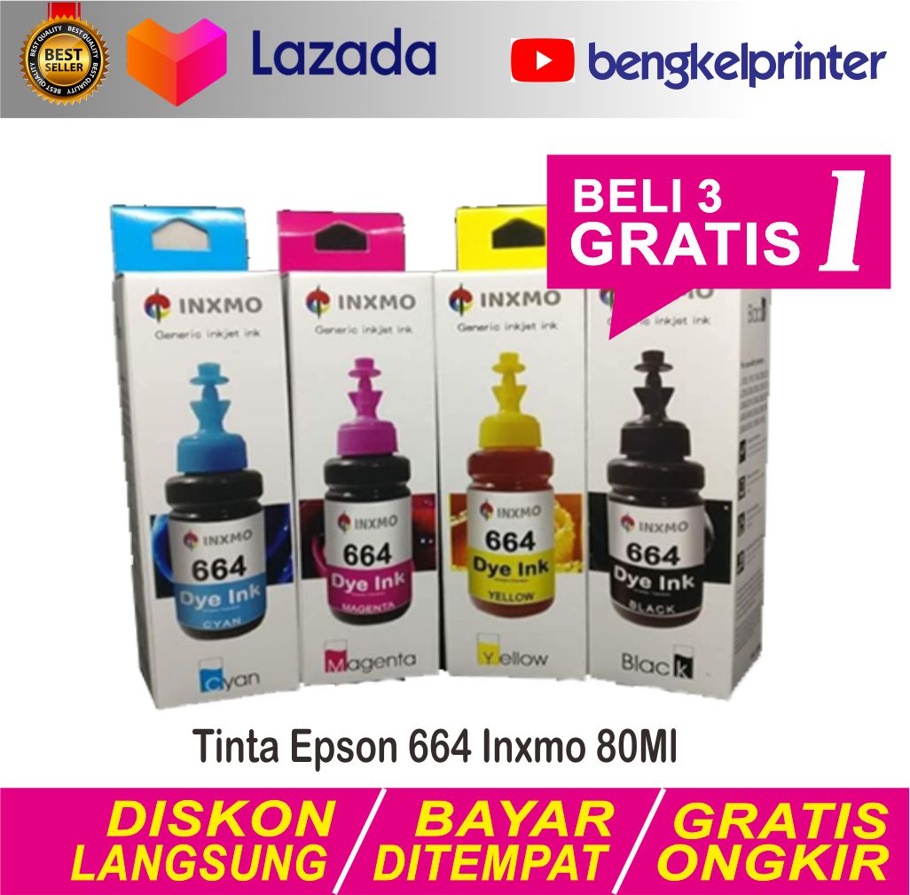 Tinta Printer Solnce Universal Epson 664 80Ml | Tinta Printer Epson 664 ...