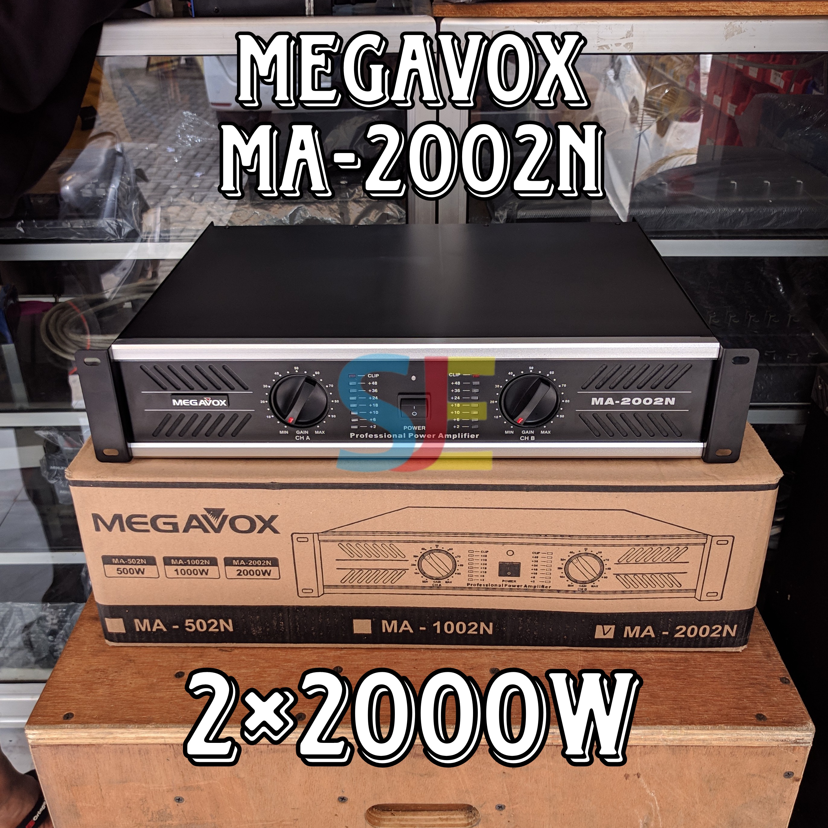 Power Amplifier Megavox MA-502N / Power Amplifier Megavox MA-1002N ...