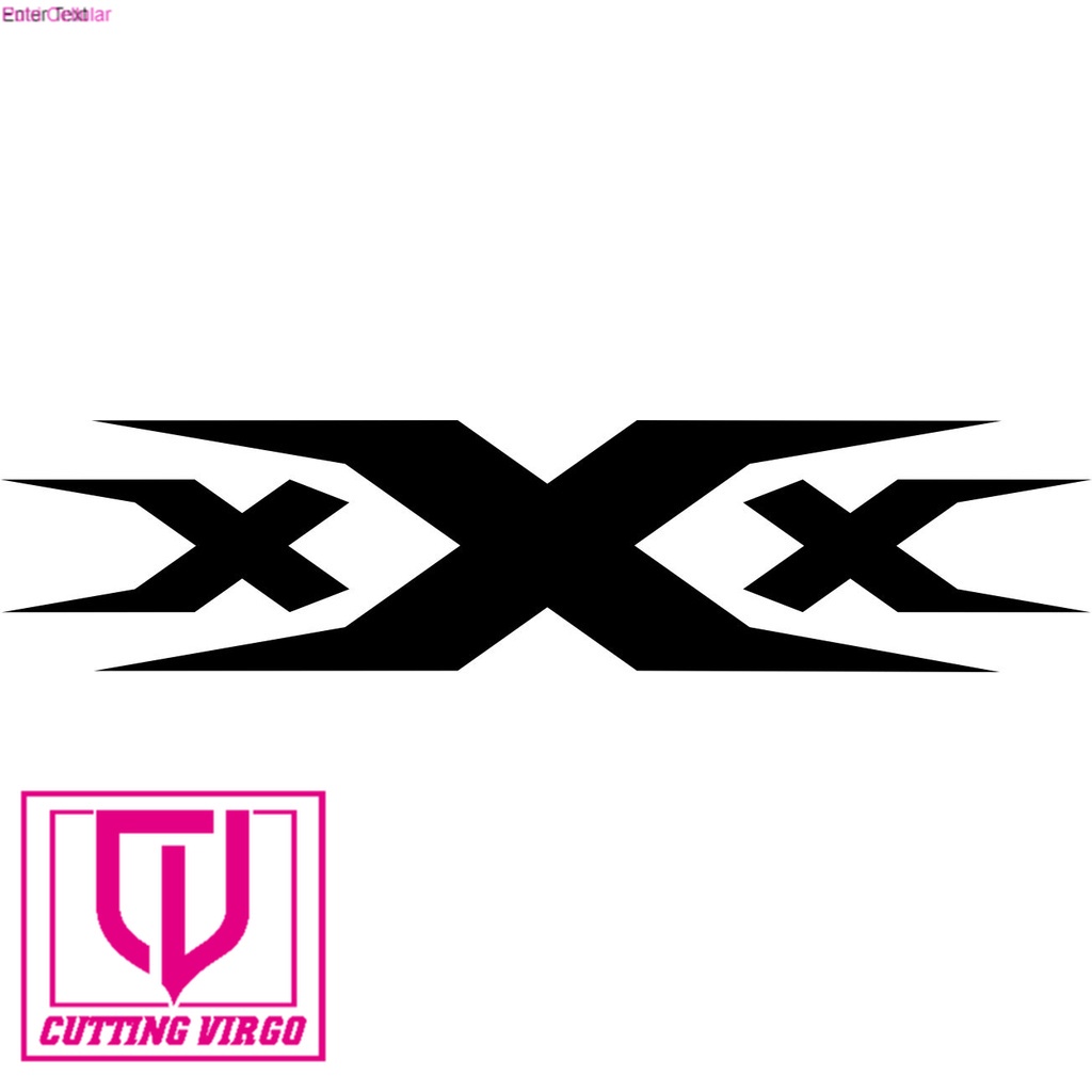 Cutting stiker Triple X AUTO-1 xxx | Lazada Indonesia