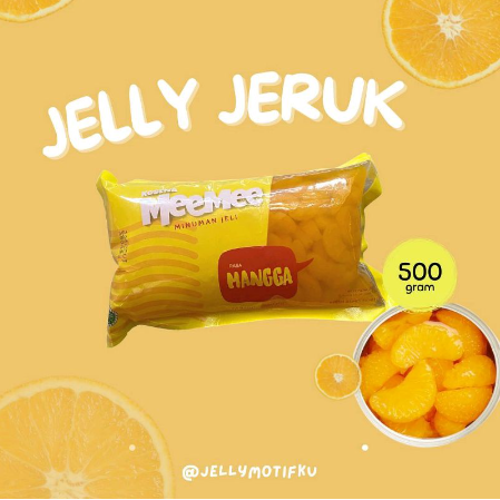Topping Minuman Jelly Motif Jeruk Jelly Jeruk Kosena 500gr | Lazada ...