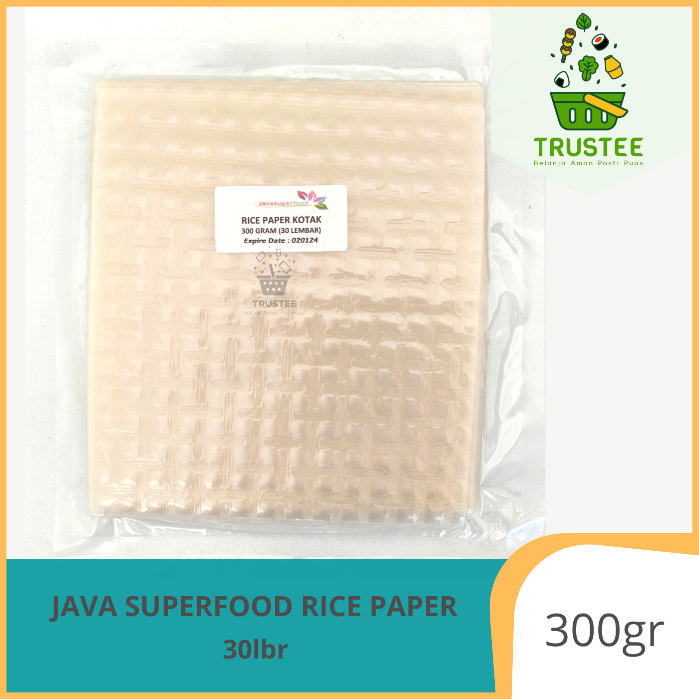 Java Super Food Rice Paper Kotak 30 Lembar | Lazada Indonesia