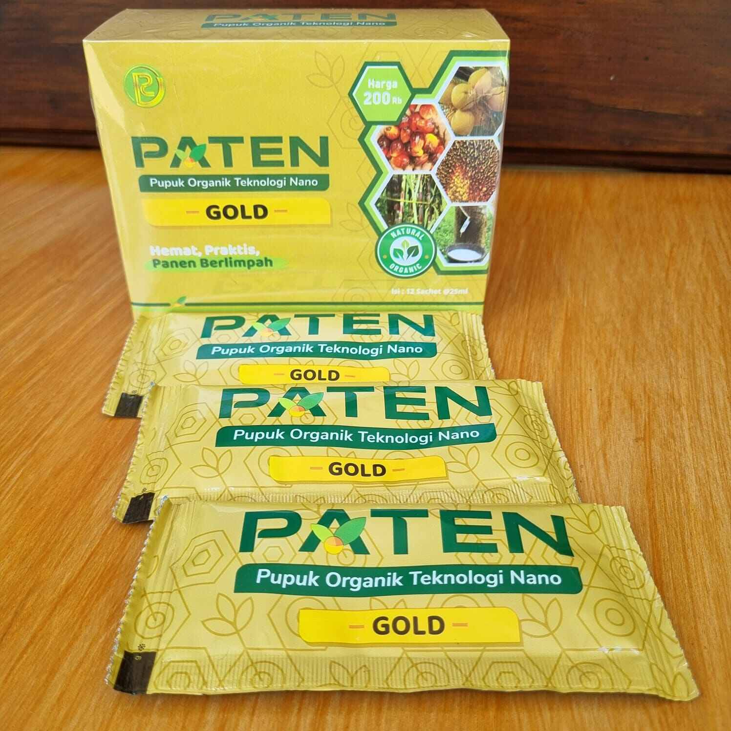 PATEN GOLD PUPUK ORGANIK TERBAIK 1 BOX ISI 12 SACHET | Lazada Indonesia