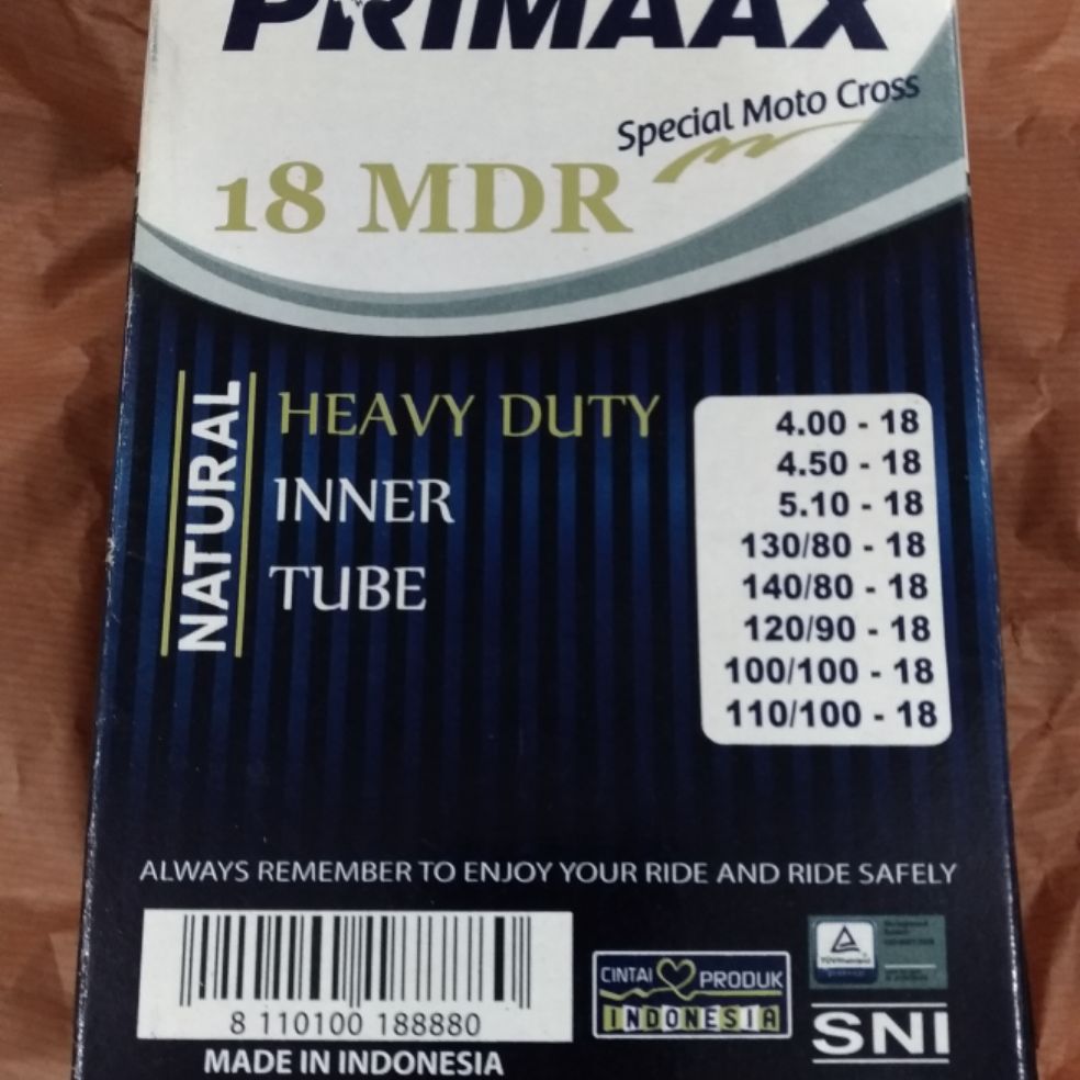 Ban dalam primax cross trail ring 18 heavy duty | Lazada Indonesia