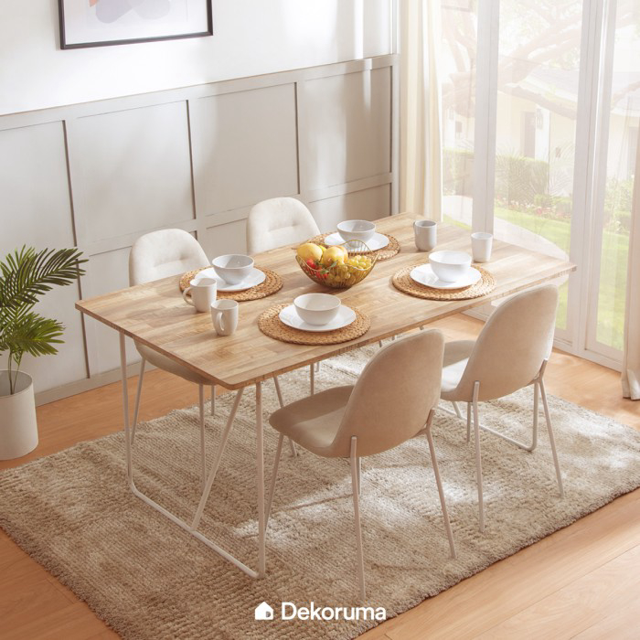 Dekoruma EIKO Meja Makan untuk 4 Kursi Minimalis | Dining Table ...