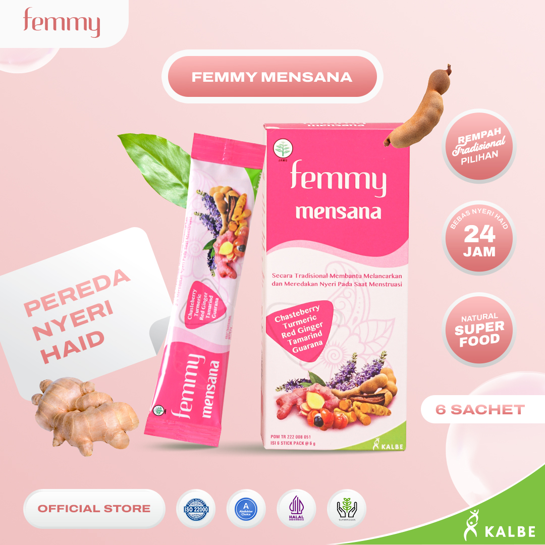 Femmy Mensana - Melancarkan Dan Meredakan Nyeri Pada Saat Menstruasi ...