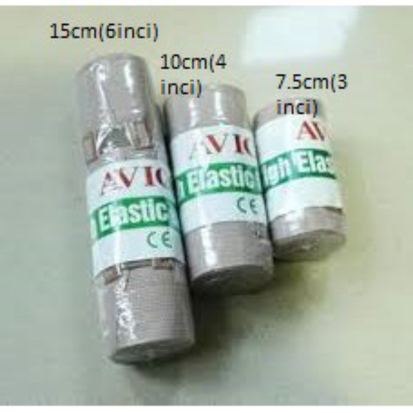 Elastic Bandage 6 inci(15cm) 4 Inci(10cm) 3 Inch (7,5cm m), Ukuran 4 ...