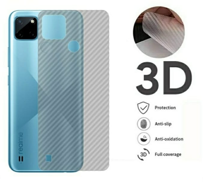 Skin Carbon Realme C21Y / Realme C21 / Realme C25 Back Skin Protector ...