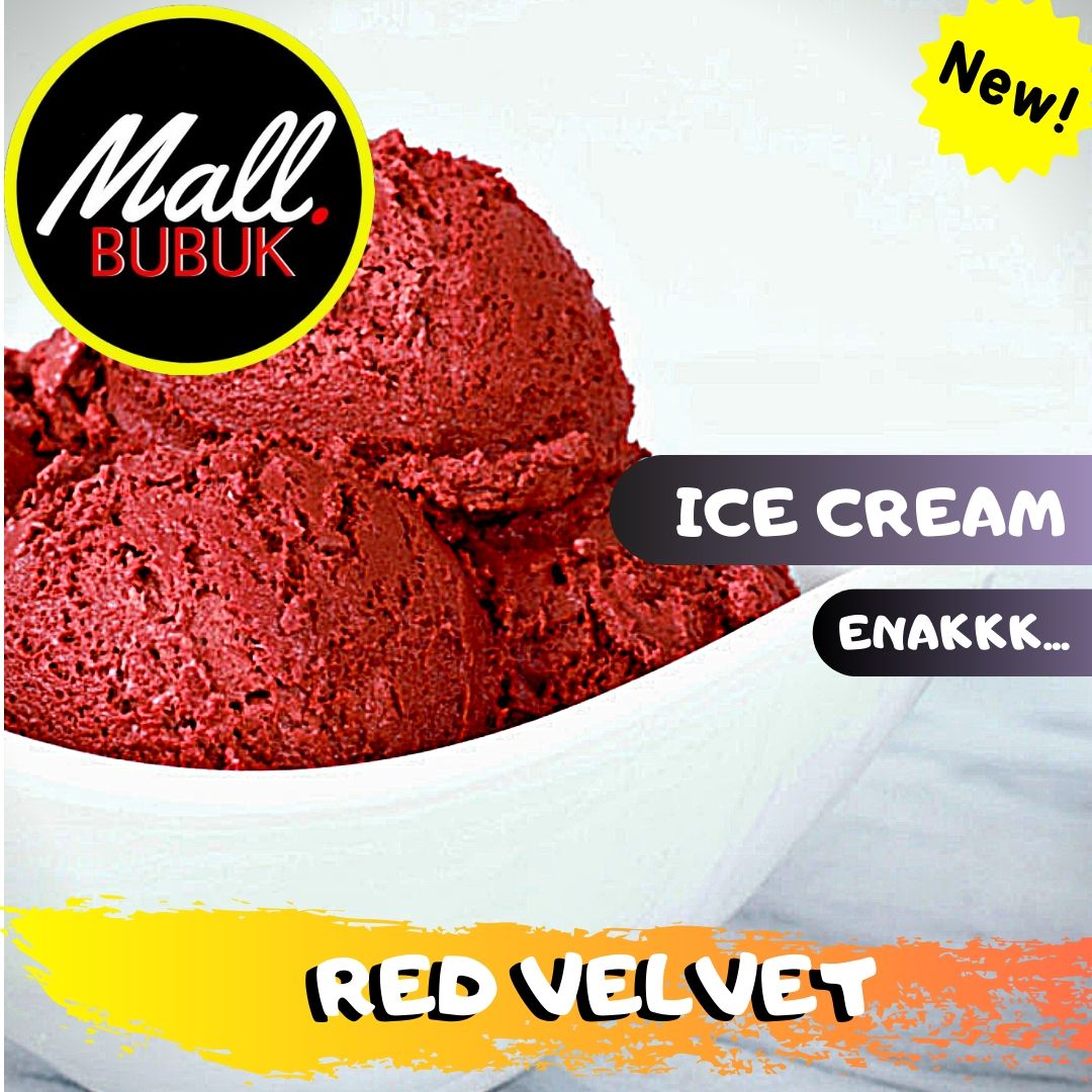 HARD ICE CREAM rasa REDVELVET 1Kg - Bubuk ICE CREAM rasa RED VELVET 1Kg ...