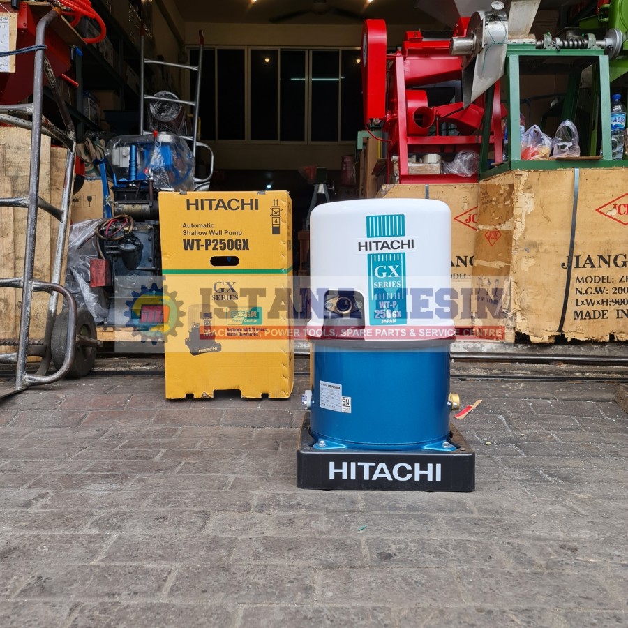 MESIN POMPA AIR LISTRIK RUMAH PDAM SUMUR DANGKAL HITACHI WTP 250 GX ...