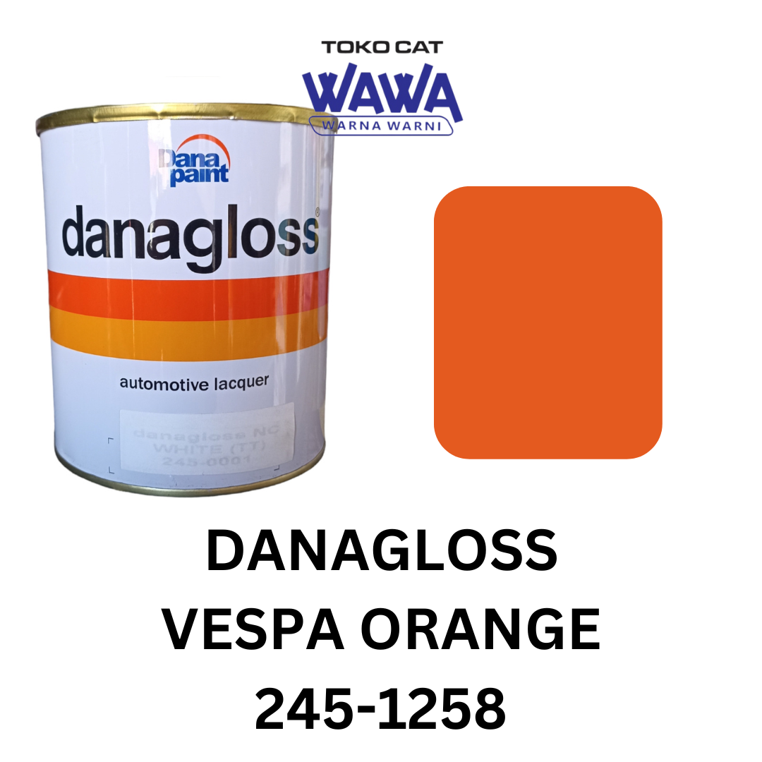 cat duco danagloss vespa orange 245-1258 1kg/ecer repack | Lazada Indonesia