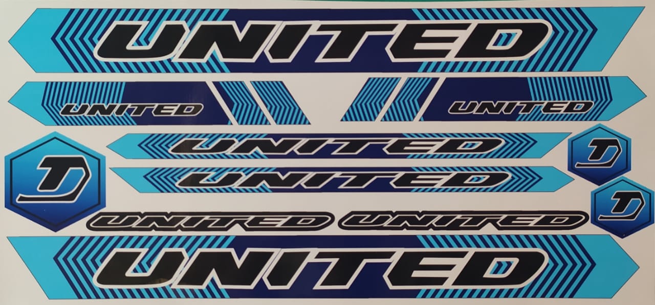 Stiker decal Sepeda Frame UNITED variasi 3 | Lazada Indonesia
