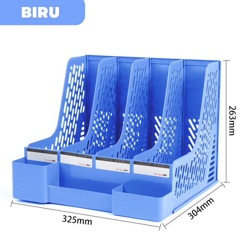 [READY] Aimilo Rak Buku Rak Penyimpanan desktop organizer file ...