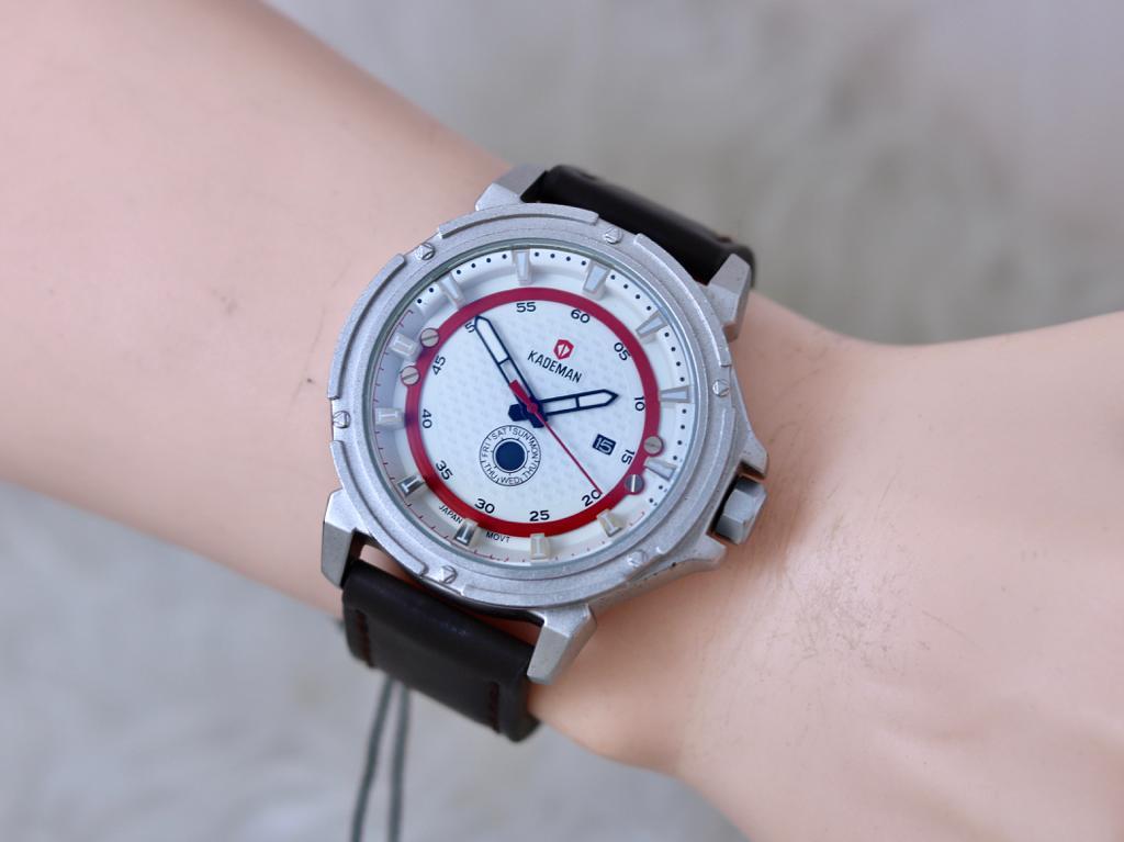 Kademan - Jam tangan pria - tali kulit - water resis - original ...