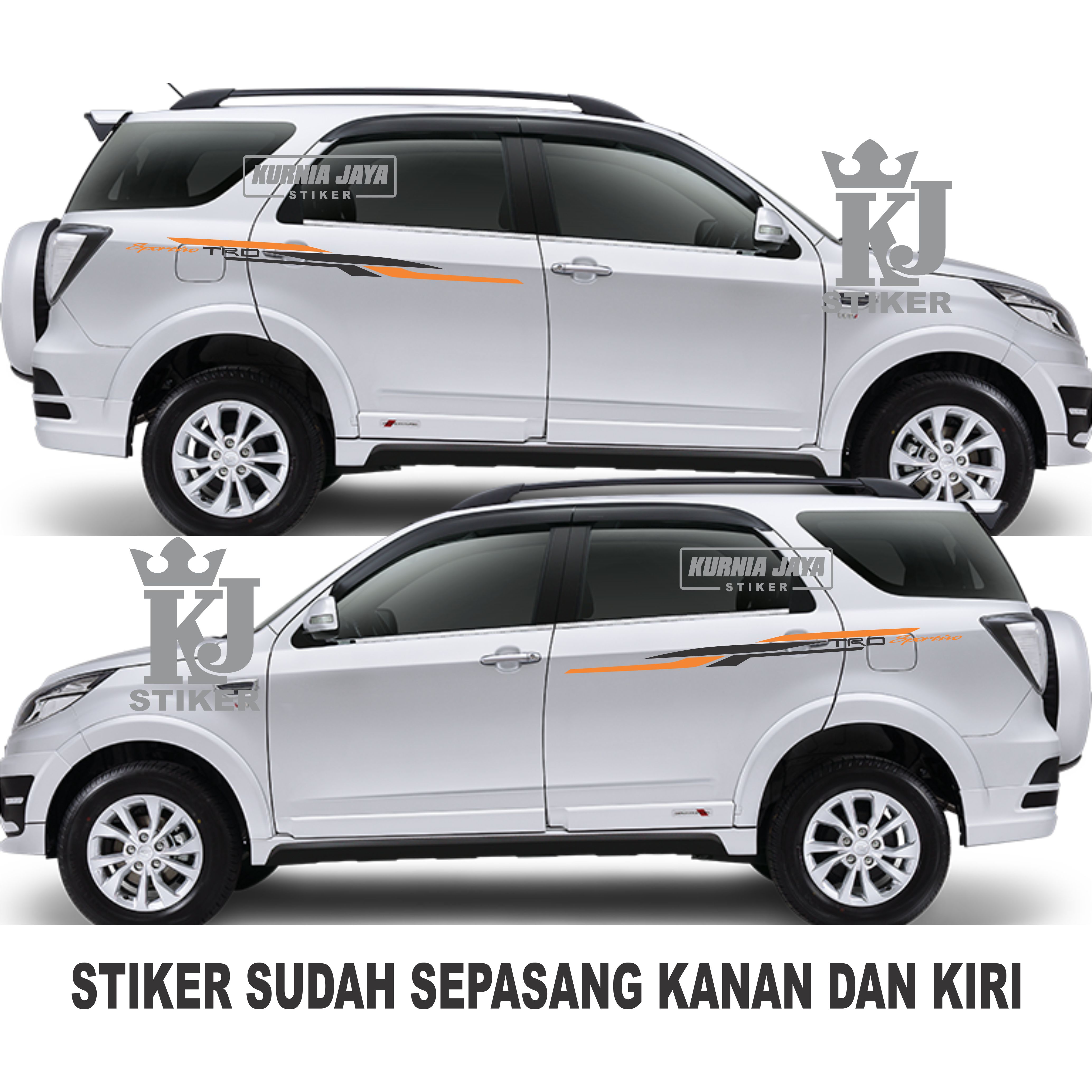 Stiker Mobil Rush Dan Terios Stiker Striping Mobil Trd Sportivo Kode 02 ...