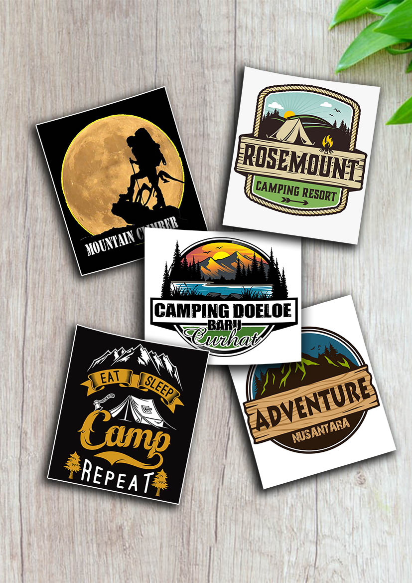 sticker motor camping stiker gunung sticker buscraf sticker helm ...