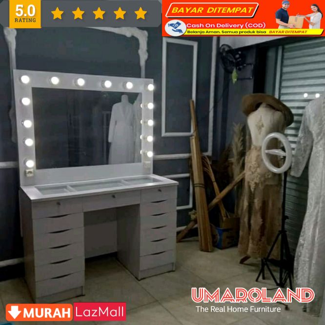 Meja Rias / Tolet / Meja Rias Terbaru / Meja Cermin / Meja Makeup ...