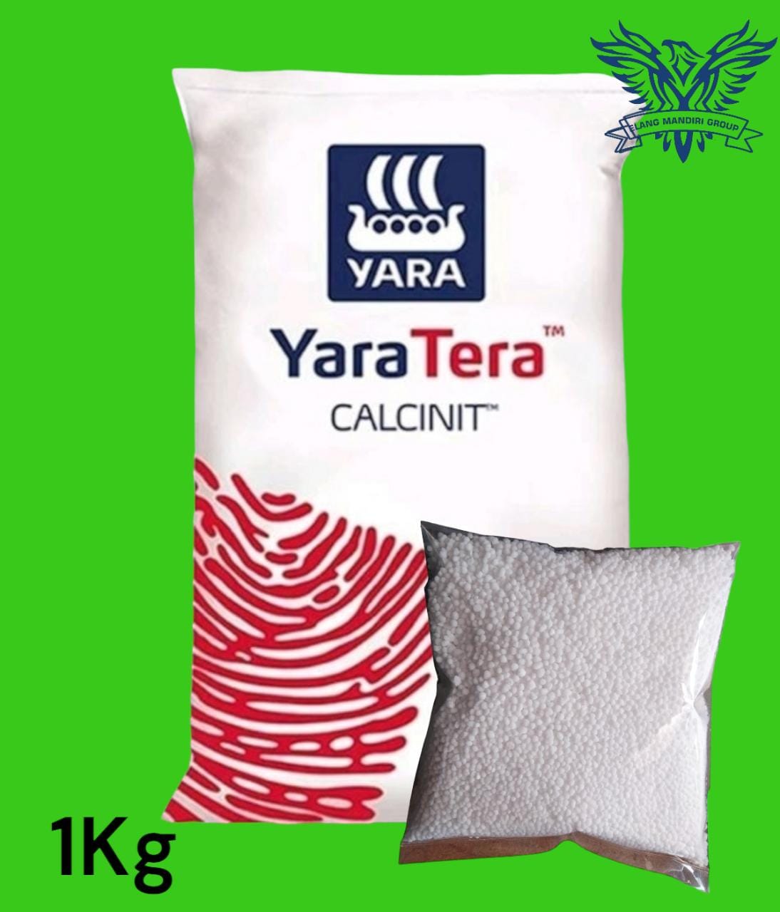 Repack YaraTera 1 KG Yara Tera Calcinit Pupuk Kalsium Nitrat Hidroponik ...