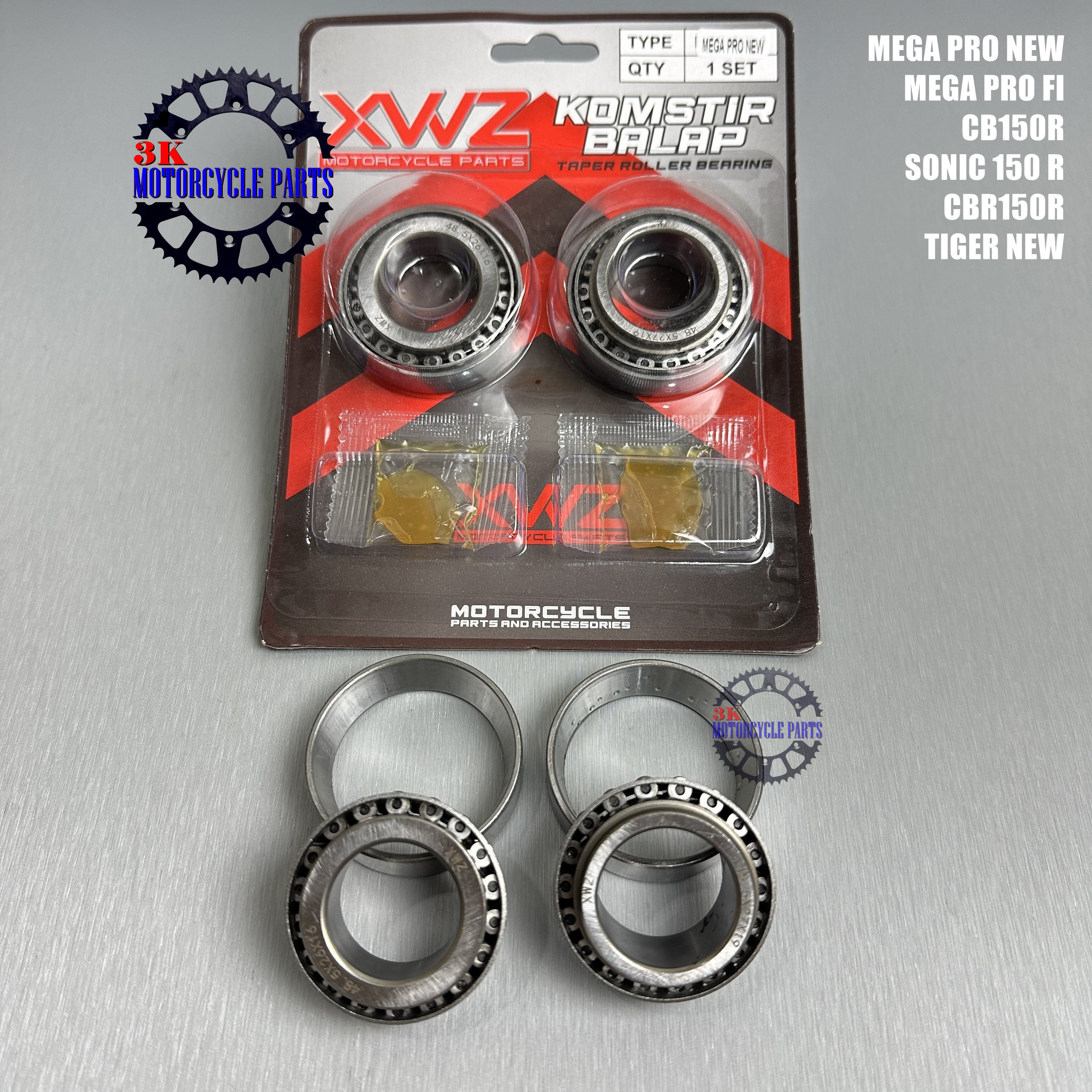 COMSTIR KOMSTIR MANGKOK STANG RACING MEGA PRO NEW VERZA CB150R SONIC ...