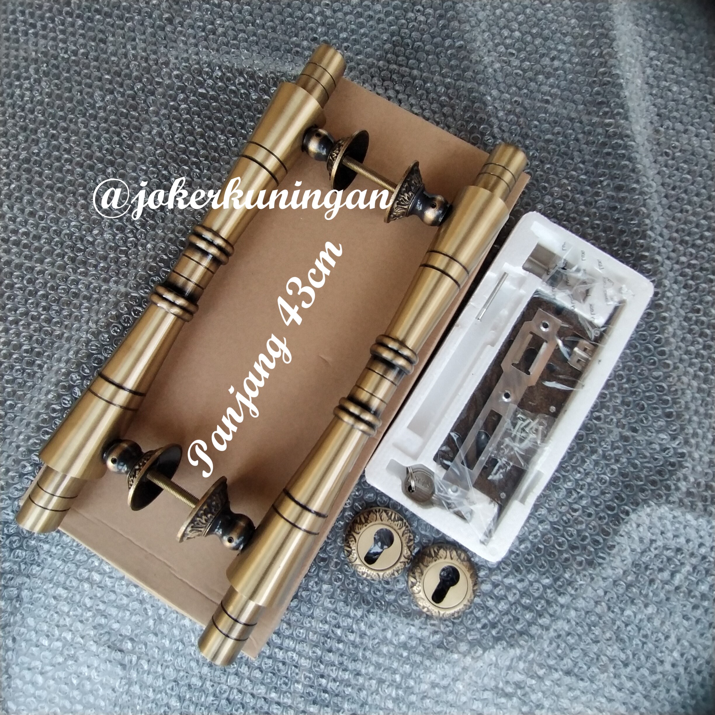 Handle pintu rumah / Gagang pintu rumah / tarikan pintu rumah motif ...
