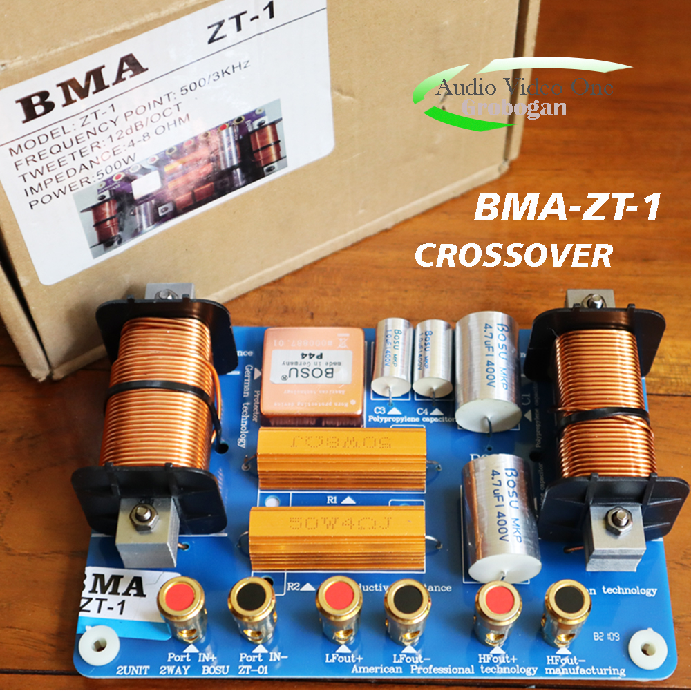 Crossover BMA ZT-1 Original Panel Crosover Pasif 2 Way Power 500 Watt | Lazada Indonesia