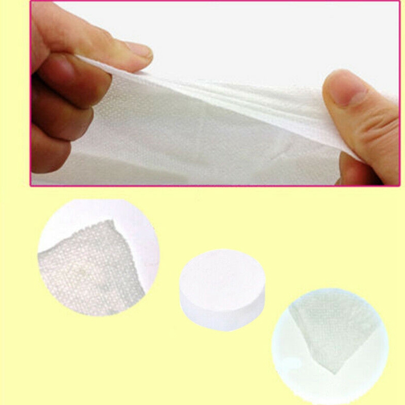 200X Travel Dry Compressed Coin Disposable Face Towel Wipes Tablet ...