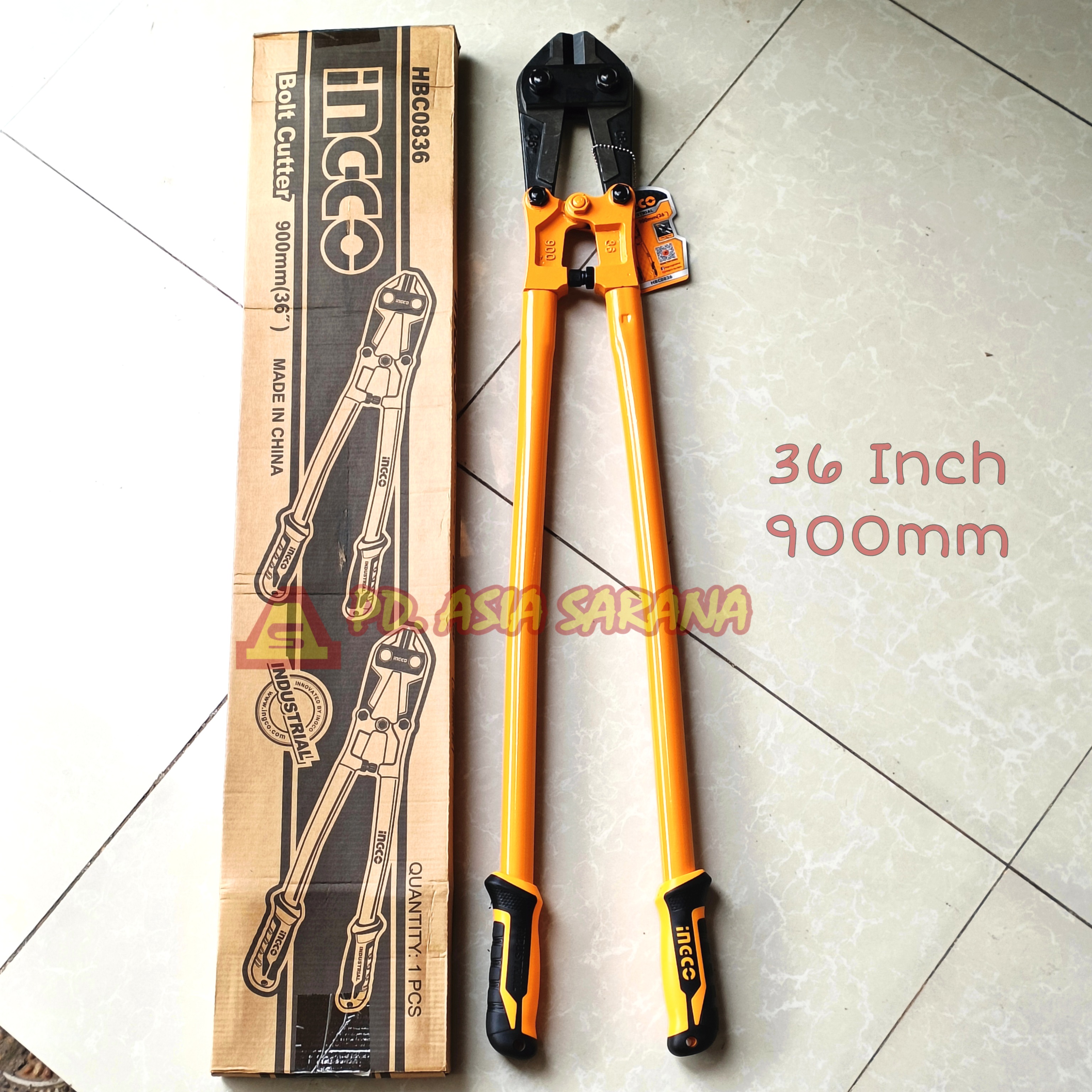 Gunting Besi Beton 36" Inch INGCO HBC0836 Bolt Cutter Baja Kawat Behel ...