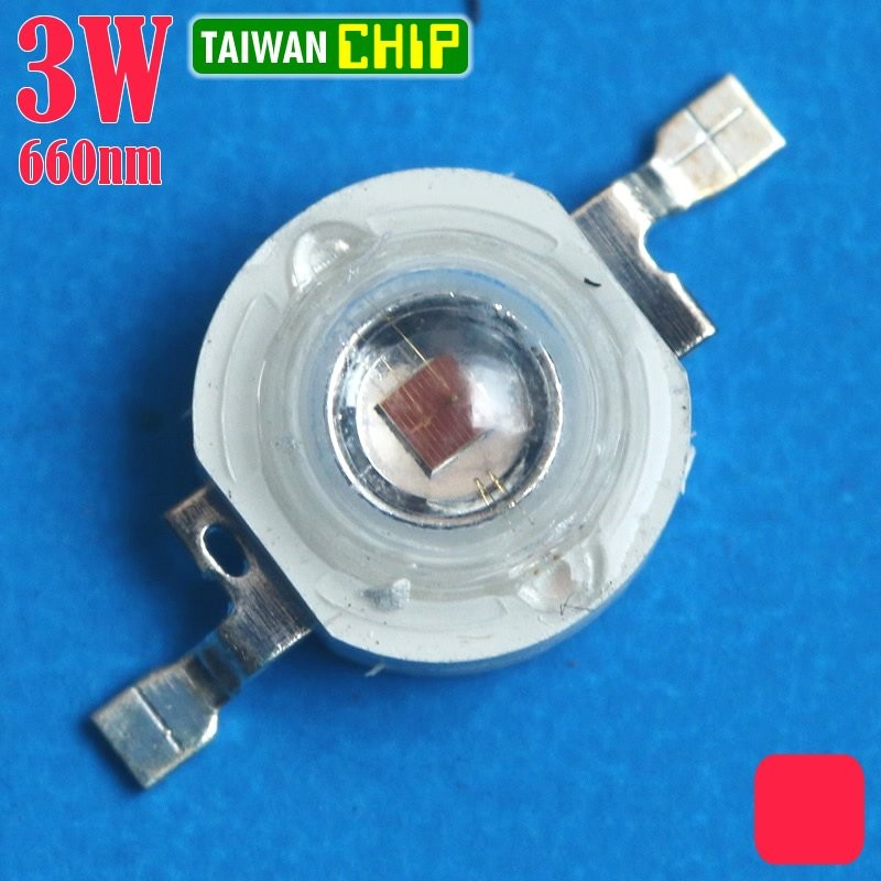 Led HPL 3w Red Merah 660nm 665nm GROW RED LED Tanaman 100-110lm 45 mil ...