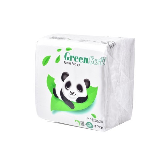 Tissue Green Soft Facial Pop Up - 2 Ply 150s + 20s | Lazada Indonesia
