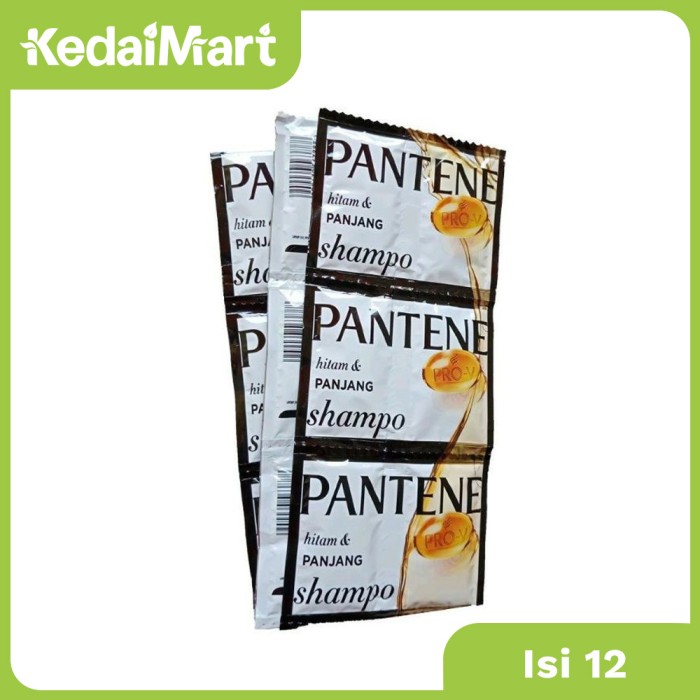 Pantene Shampoo Long Black Sachet 12 x 10 ml | Lazada Indonesia