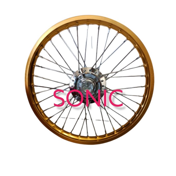 RODA VELG depan Motor Honda Sonic 150 Ukuran 140)17 waran gold jari ...